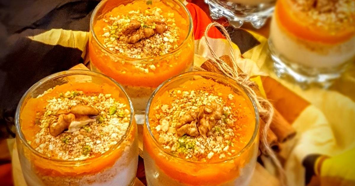 طرز تهیه دسر مگنولیا کدو حلوایی🎃🍁🍂 ساده و خوشمزه توسط Parisa ...