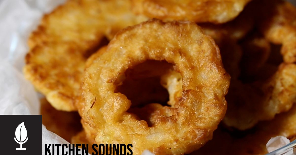"Onion Rings" From Chopped Onions! 😱 Recipe By Kitchen Sounds