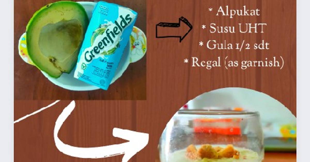 Resep Avocado Creamy Smoothies (Snack MPASI 8+) oleh Etik Umami - Cookpad