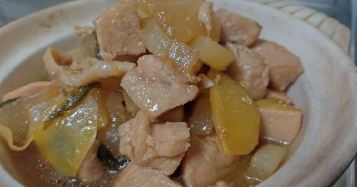 Chicken And Daikon Nimono Recipe by B Rojas