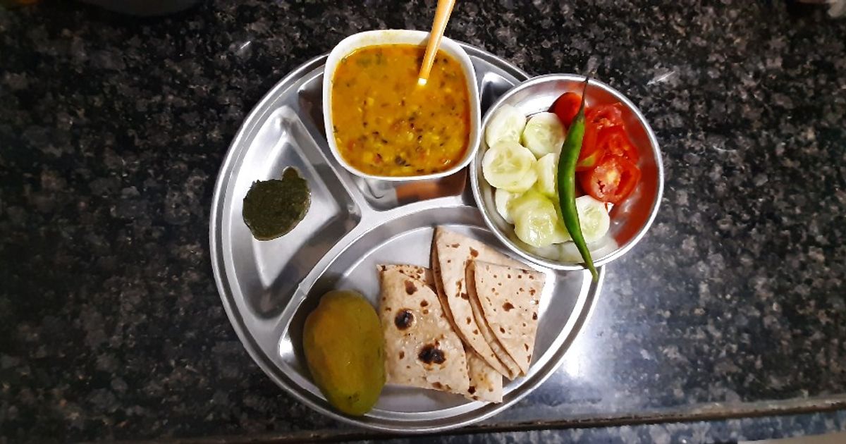 Quick Fix Dinner Dal Roti Recipe by Priyanka Laddha - Cookpad