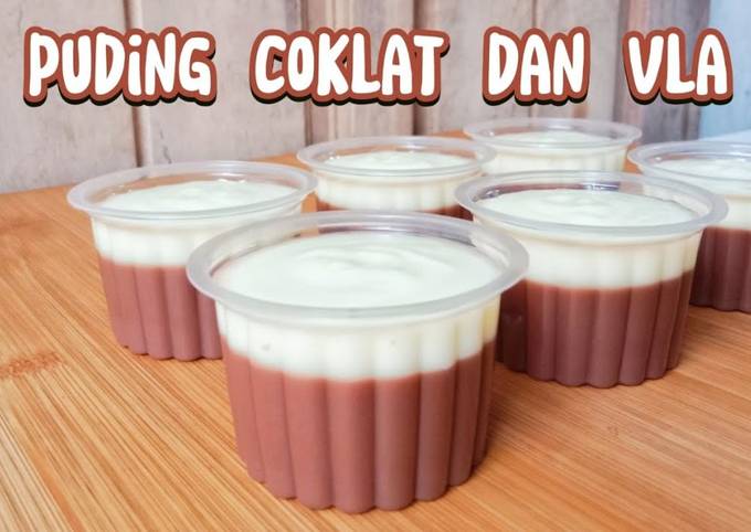 Resep Puding coklat dan vla dua bahan oleh Dapur aniesha https ...