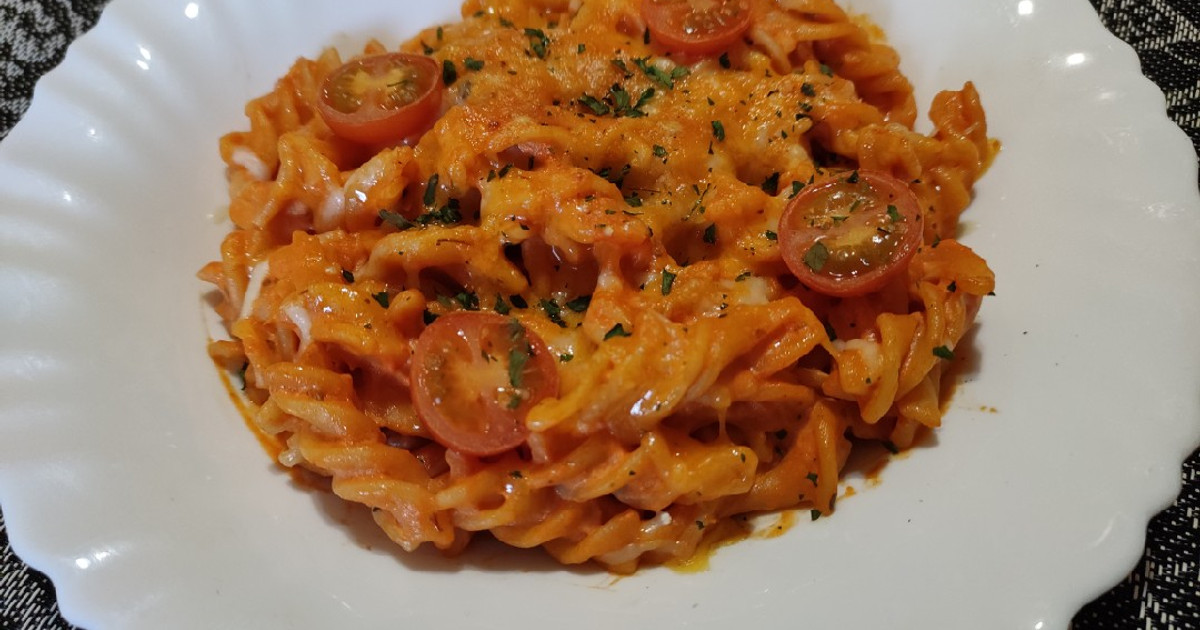 Espirales Con Salsa De Queso Y Tomate En 15 Minutos Receta de Cocina Veloz