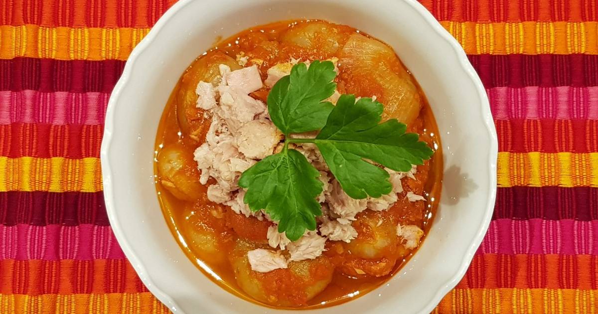 Ricetta Cipolle borettane con tonno di rosso rubinian - Cookpad