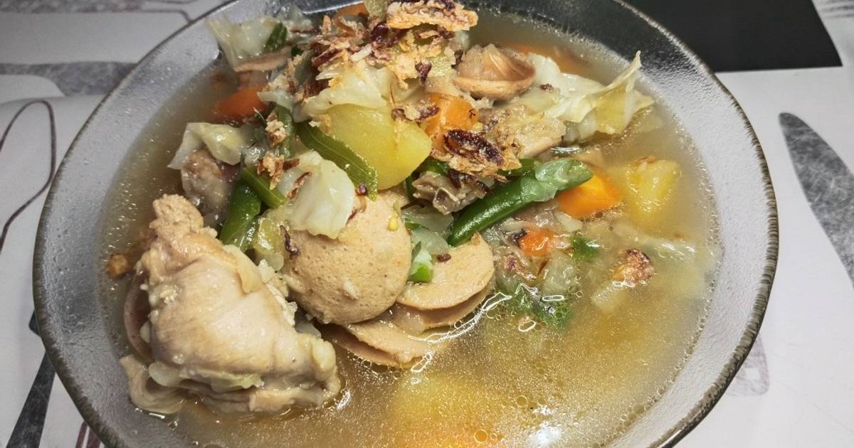 3.461 resep soup ayam sosis enak dan mudah - Cookpad