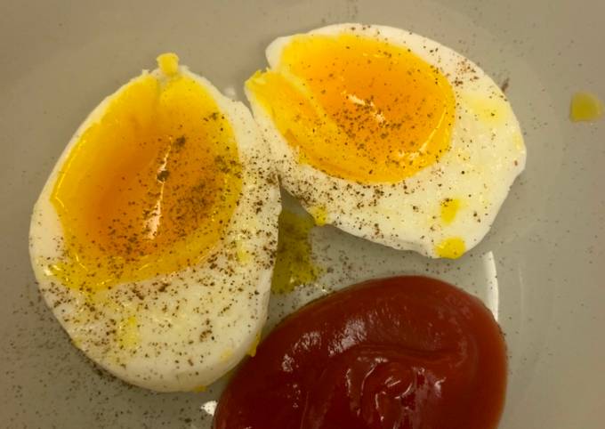 Resep Telur Rebus Setengah Matang oleh Nala - Cookpad