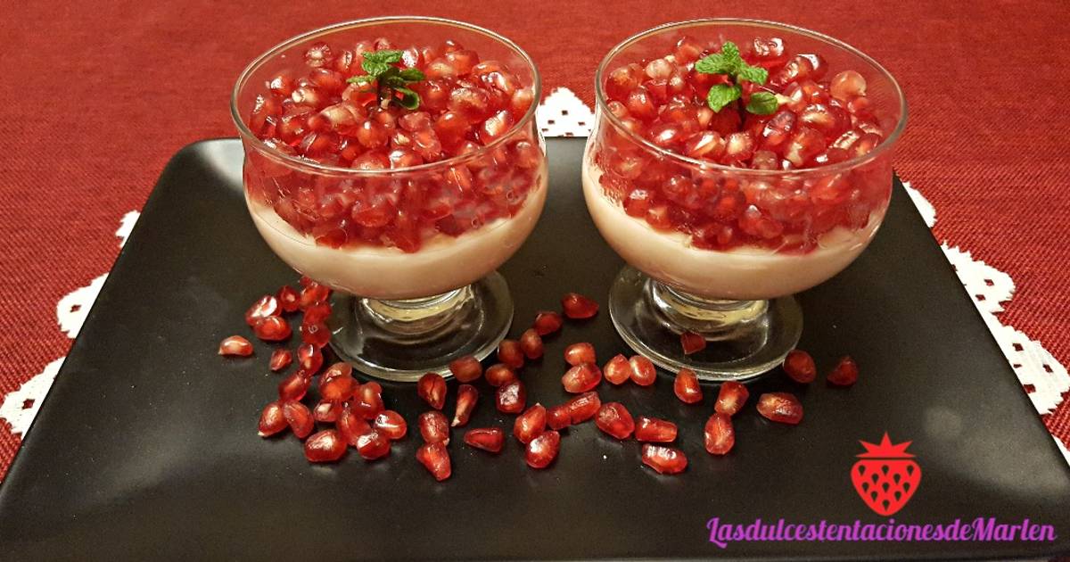 81 recetas muy ricas de postres con granadas compartidas por cocineros ...