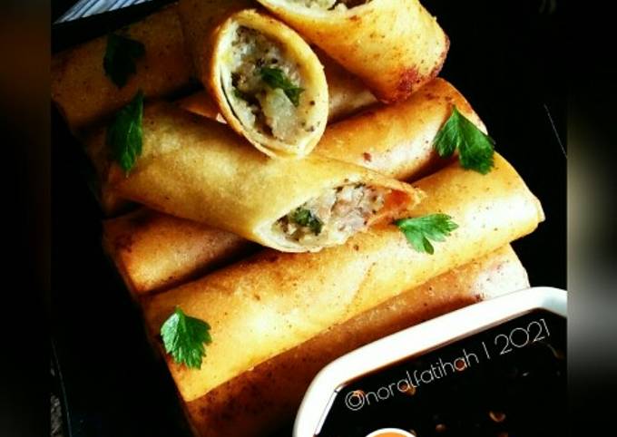 Resipi Popia Begedil Daging oleh Nor Al Fatihah - Cookpad