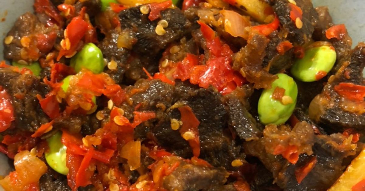 Resep Dendeng Balado Pete oleh Dian Pitan Diani - Cookpad