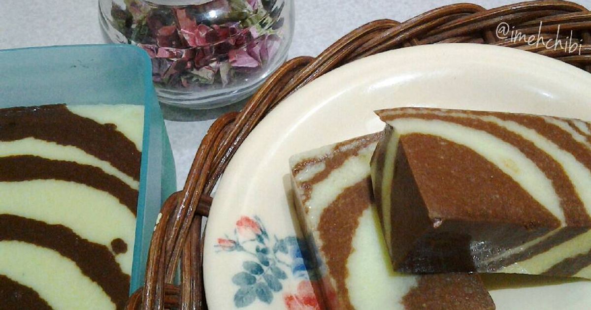 Resep Pudding Roti Zebra Mocca Latte oleh Nurul Fathimah - Cookpad