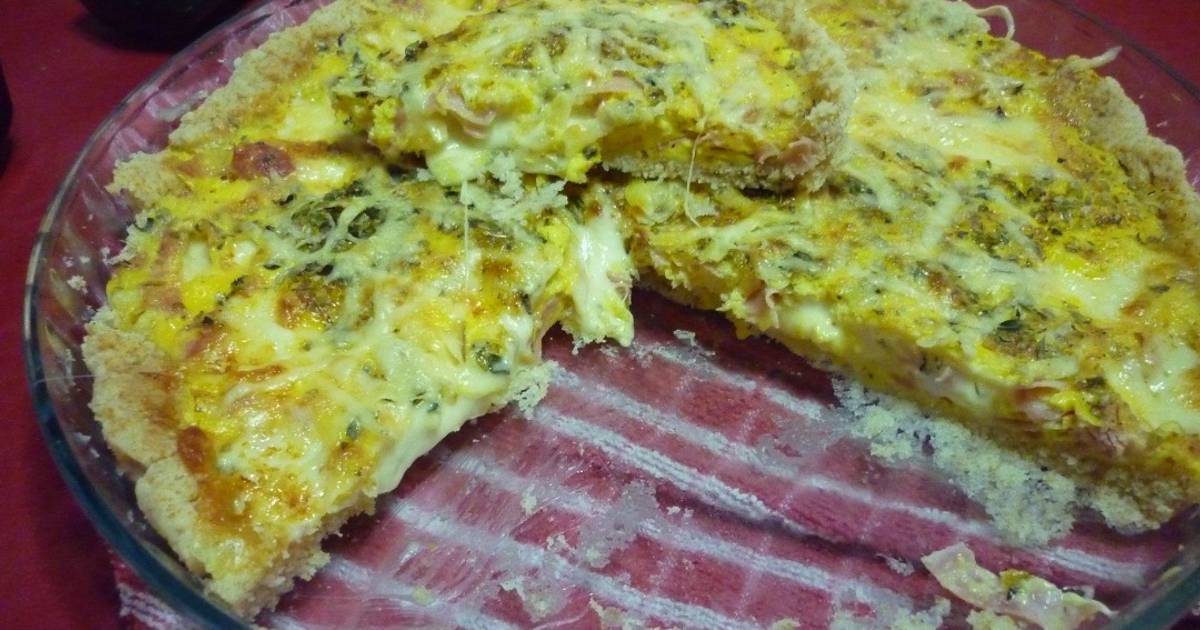 Tarta De Jamón Y Queso En Microondas Receta De Gringa Cookpad