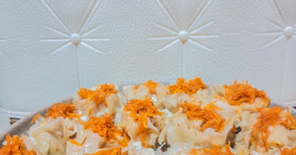 Resep [Halal] Hidangan Spesial Imlek🧧 - Dim Sum Siomay Ayam Wortel ...