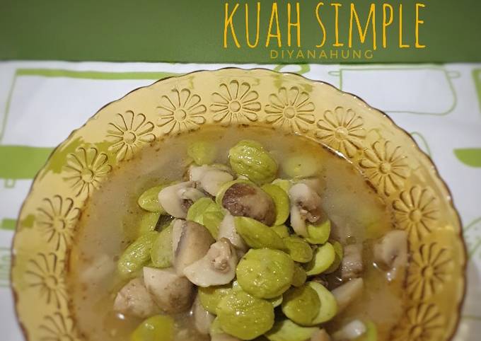 Resep Pete Jamur Kuah Simple oleh DiyanaHung - Cookpad
