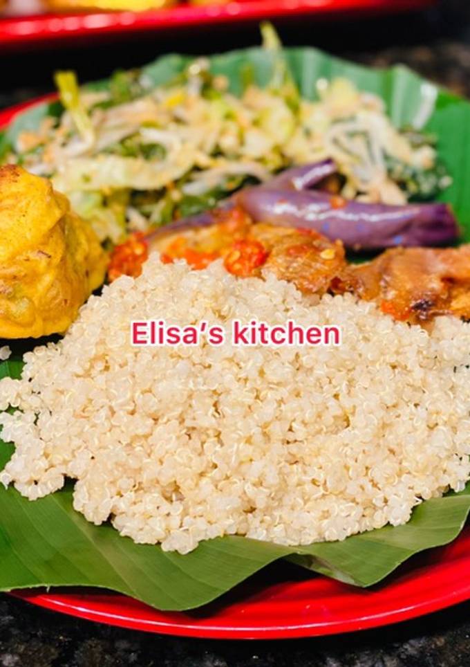 Resep Biji gandum pengganti nasi / Quinoa oleh Elisa’s Kitchen - Cookpad