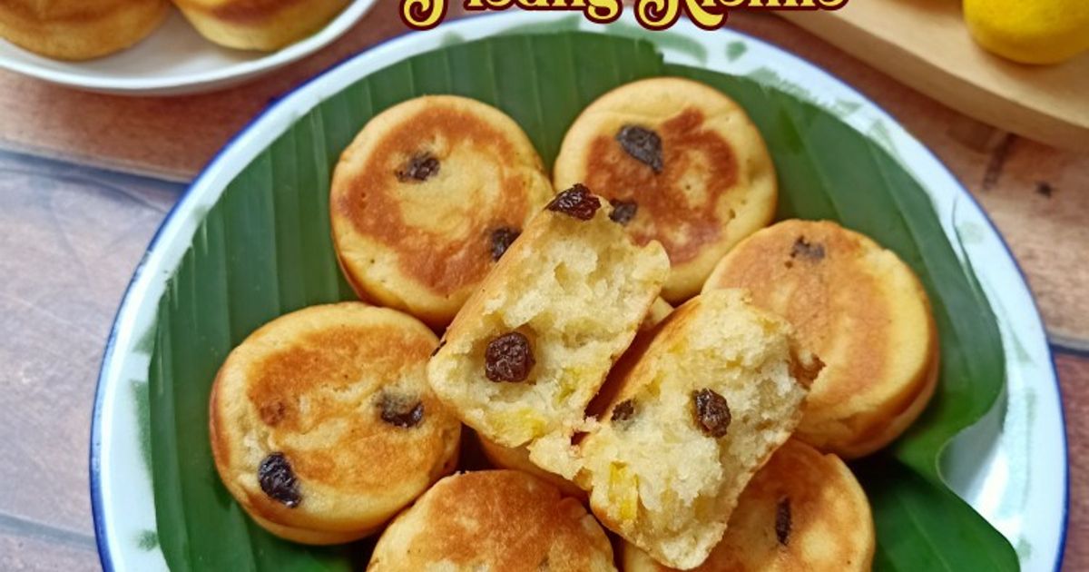 Resep kue kamir tape pisang rumahan enak dan mudah - Cookpad