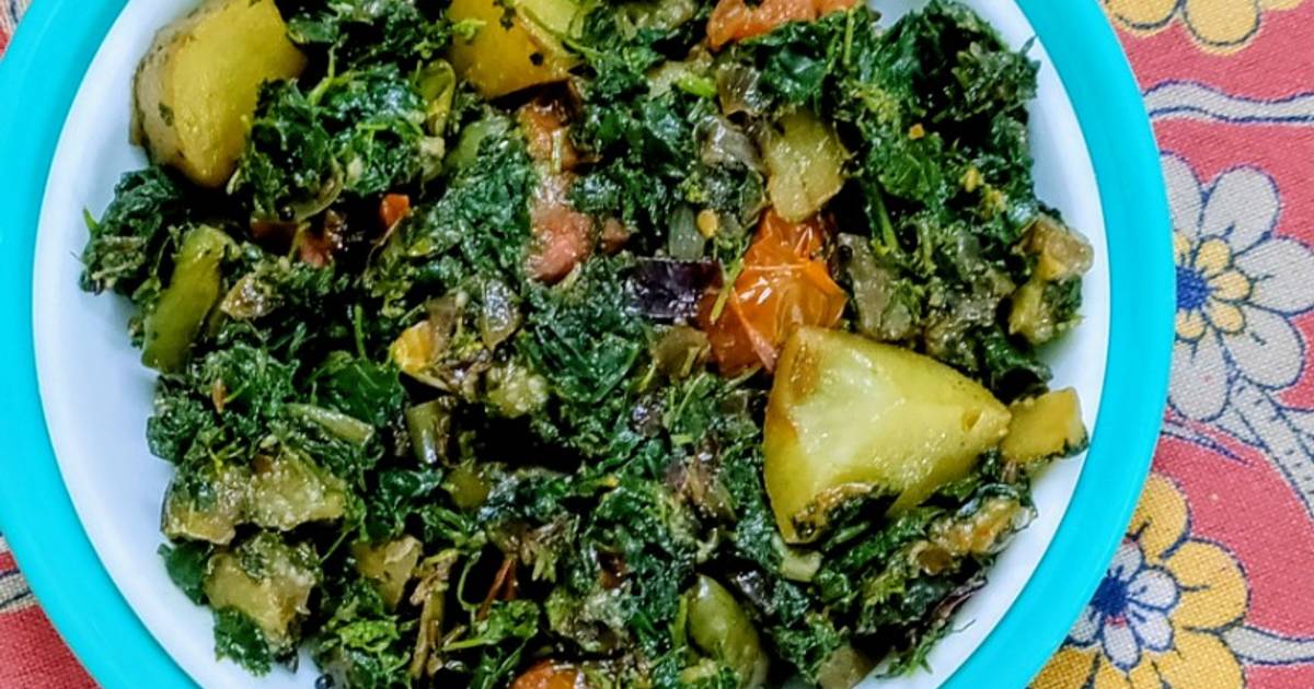 Bathua Saag and Veggies Curry Recipe by Dr.Madhumita Mishra - Cookpad