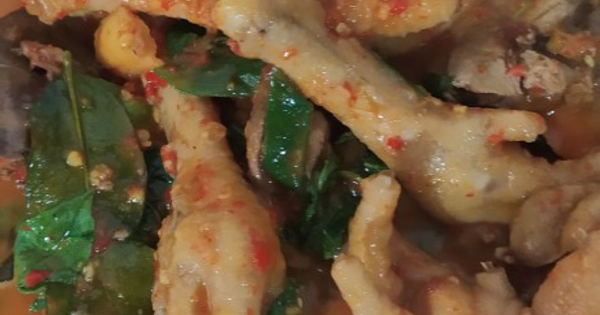 Resep Rica Rica Kemangi Rempelo Ati Dan Ceker oleh Deasy Yulian - Cookpad