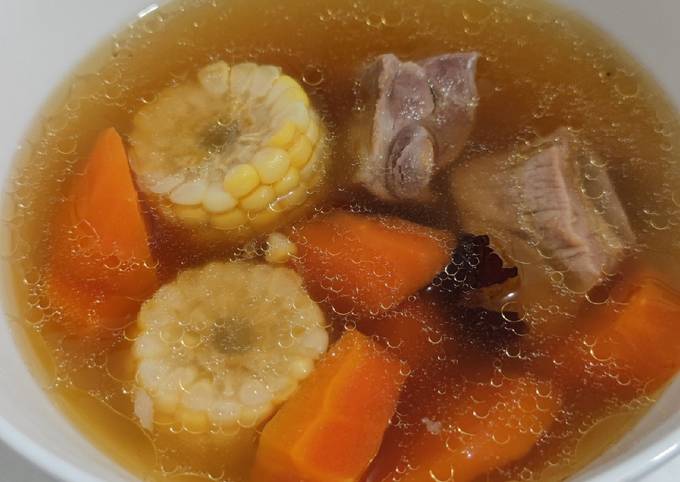 Corn pork ribs soup Recipe by SALG - Cookpad