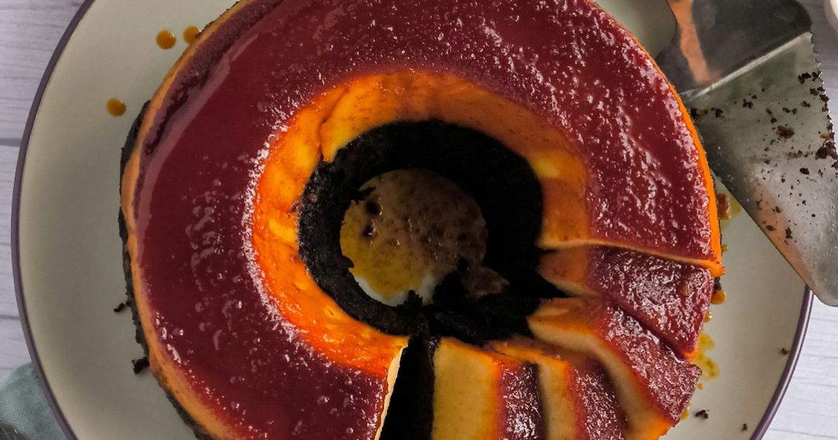 Resep 70. Brownies Puding Roti Kukus Steamed Brownies Bread Pudding ...