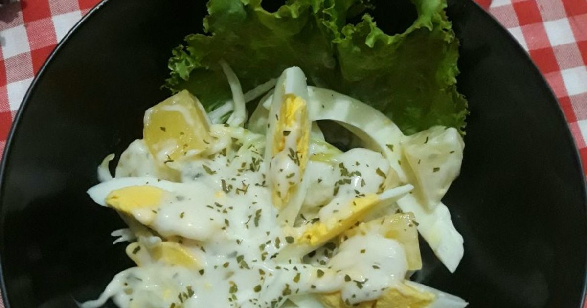 Resep Salad Kentang Mayo Simple Dan Enak oleh Dini_Apsilia - Cookpad