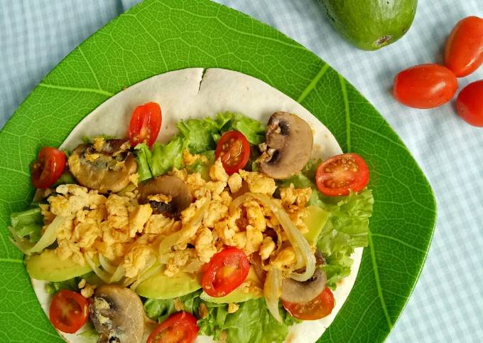 Resep Kebab Telur / Egg Wrap oleh Meylisa Agustina - Cookpad
