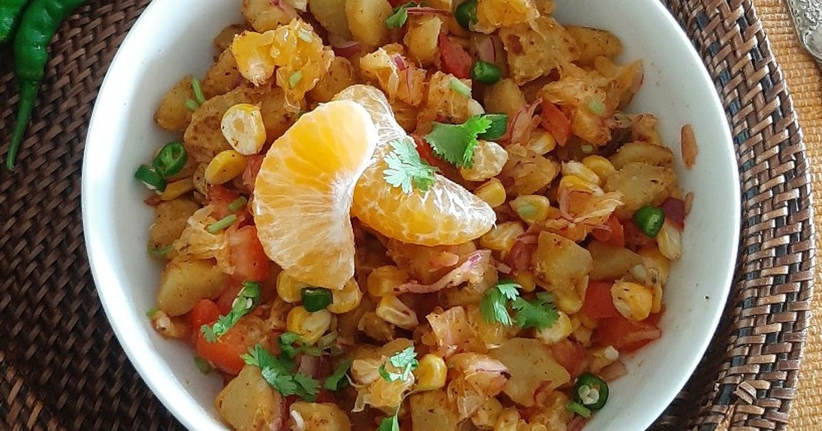 Luna Bose দ্বারা রাঙা আলু চাট (Ranga Aloo Chaat Recipe In Bengali ...