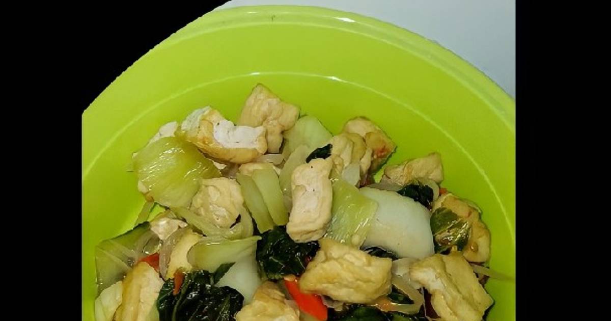 Resep Tumis pakcoy & tahu 🥬 oleh Avifah N. M - Cookpad