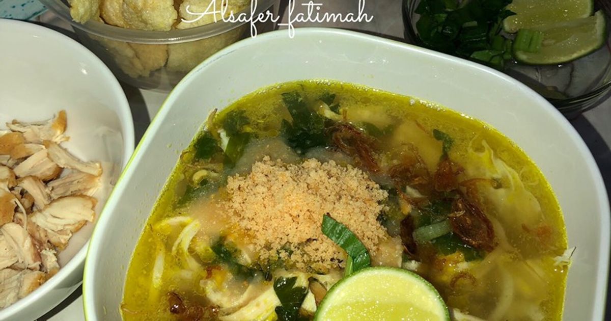 Resep Soto Ayam Koya oleh Alsafer Fatimah - Cookpad