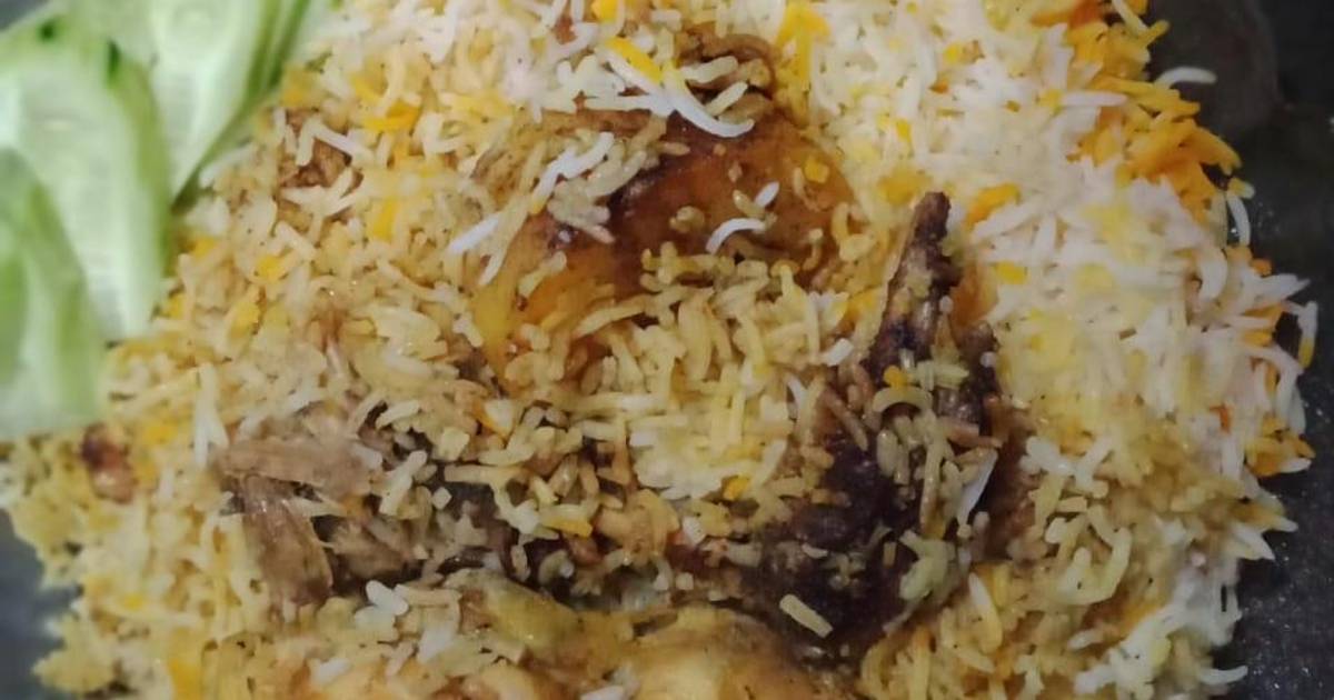 Trisha pramanik দ্বারা চিকেন বিরিয়ানি (chicken biryani recipe in ...