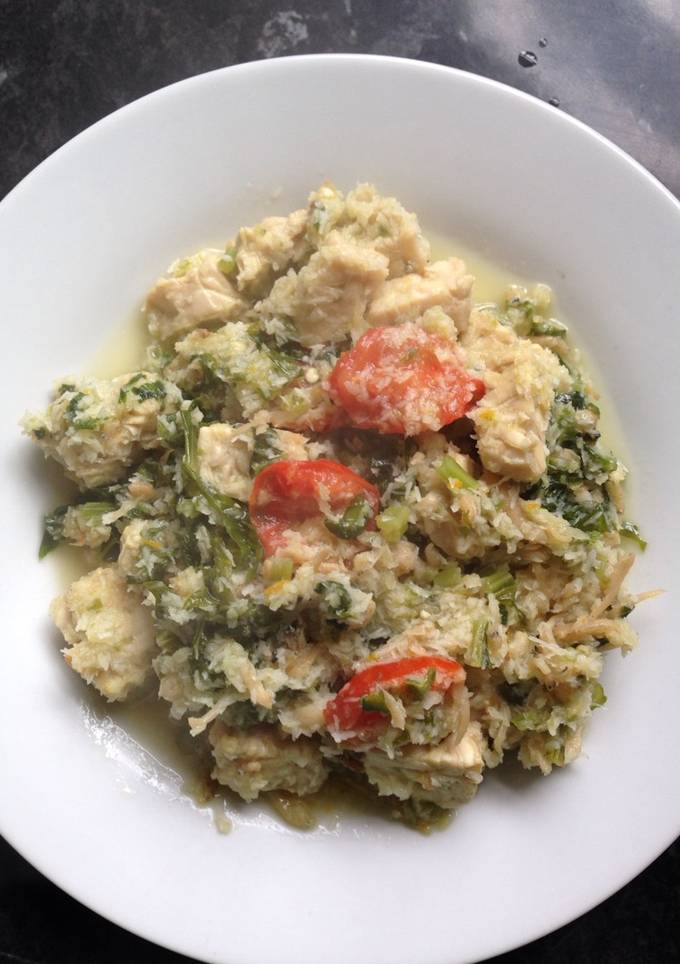 Resep Oblok-oblok tempe, daun kale, dan teri medan. oleh Ekawati - Cookpad