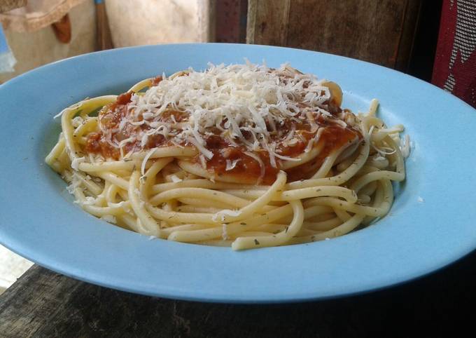 Resep Spaghetti saus homemade oleh Risa Svn - Cookpad