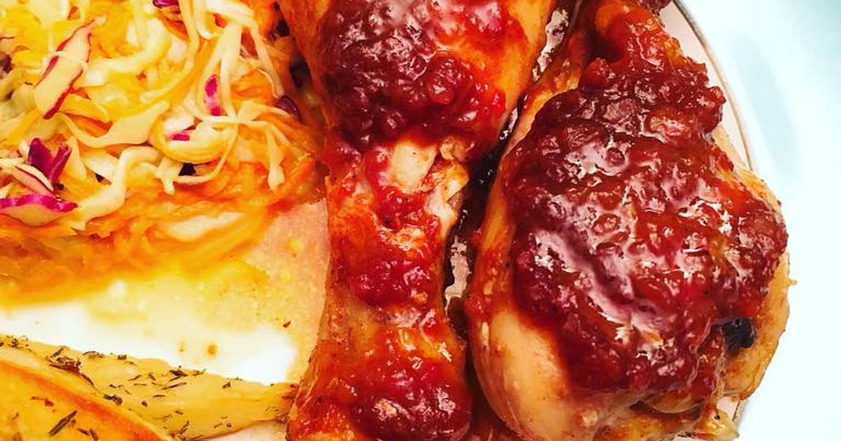 Pollo a la barbacoa Receta de Sabores de Clarita- Cookpad