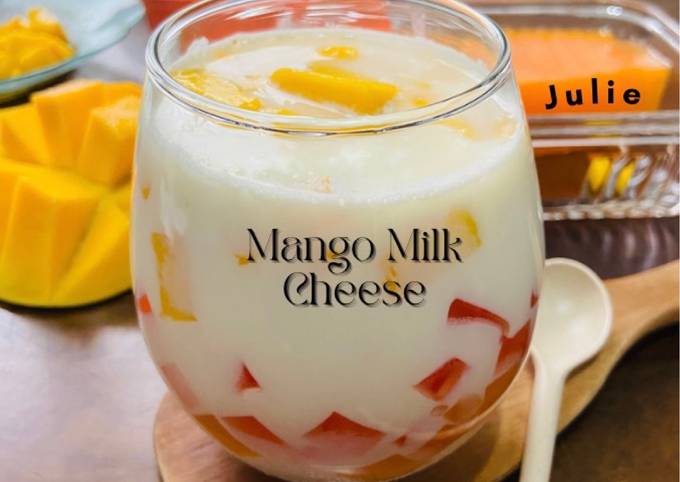 Resep 36. MANGO Milk Cheese oleh Juliana Tendeas - Cookpad