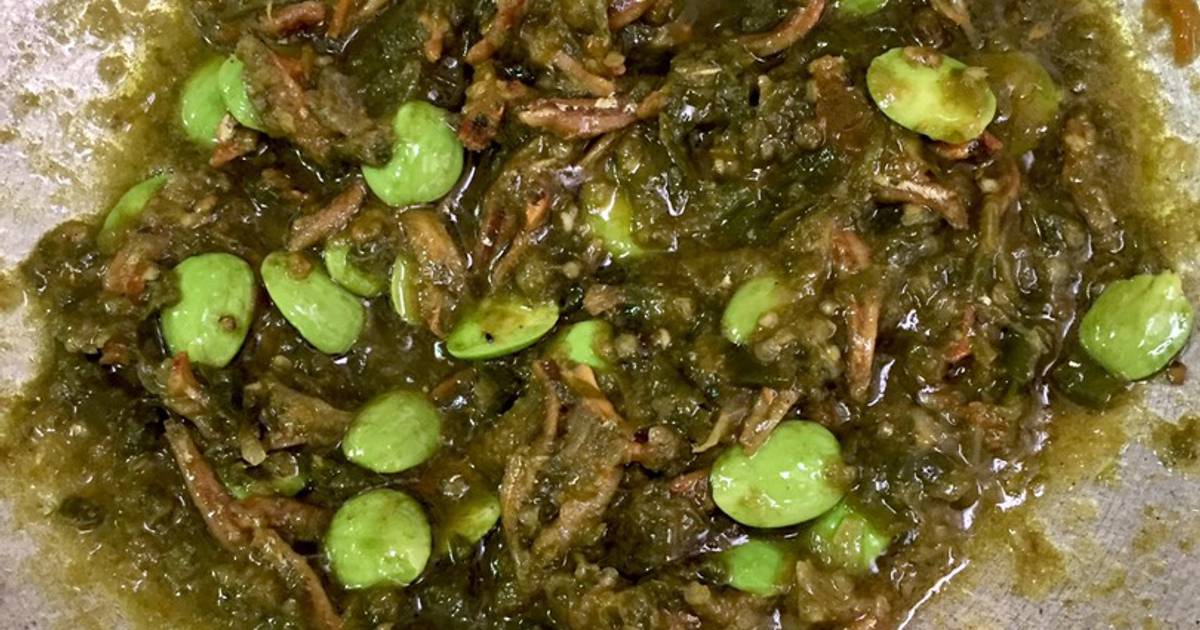 Resep Sambal Ijo Pete Teri oleh Catarina Diana - Cookpad