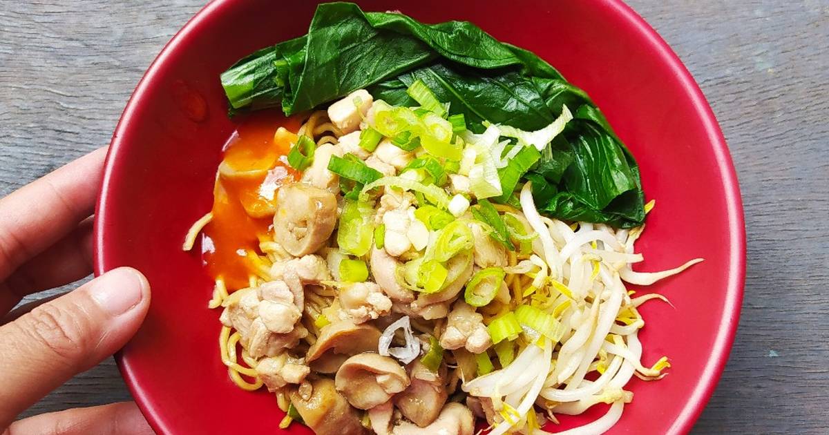 Resep Mie Ayam Jamur oleh dapur ade - Cookpad