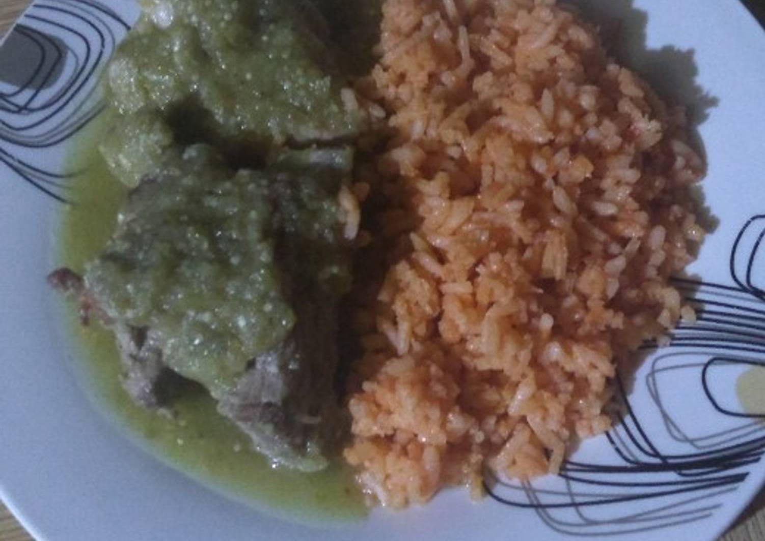 Carne de cerdo en salsa verde Receta de Alexa- Cookpad