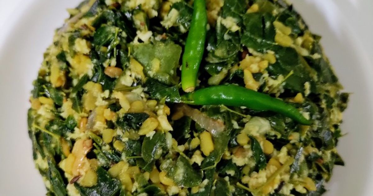 Sajna Saag Bhaja/Moringa Leafy Vegetable Fry Recipe by Dr.Madhumita ...
