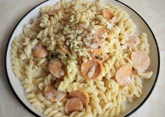 Resep Fusilli Carbonara oleh Dapur Bunda Daisy - Cookpad