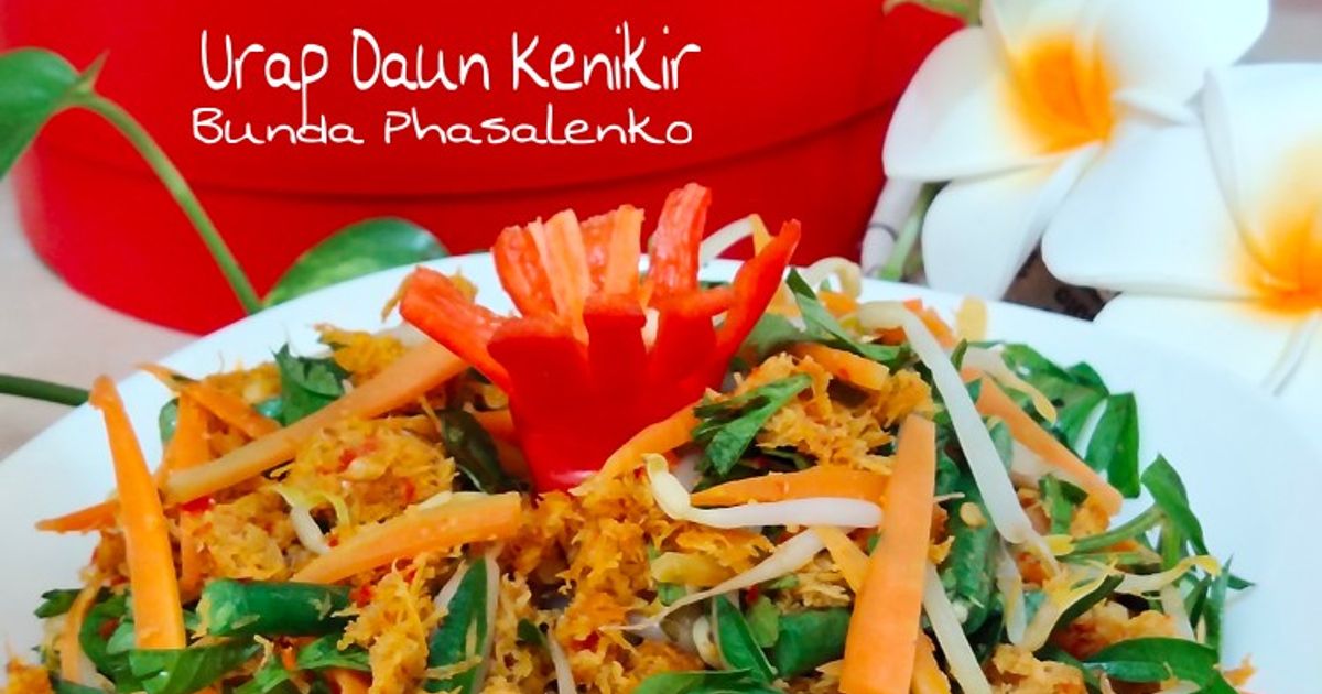Resep daun kenikir dan wortel rumahan enak dan mudah - Cookpad