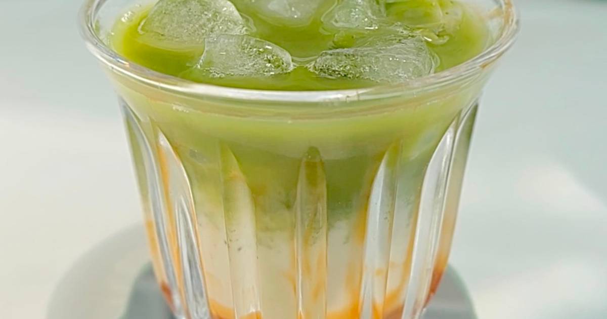 Resep Caramel Matcha Latte 🍵 oleh Febriyana | IG: @febbriyana - Cookpad