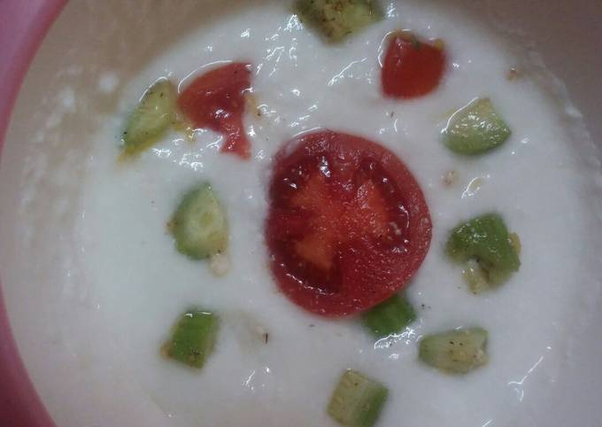 Tomato cucumber Raita Recipe by Anchal Gupta - Cookpad