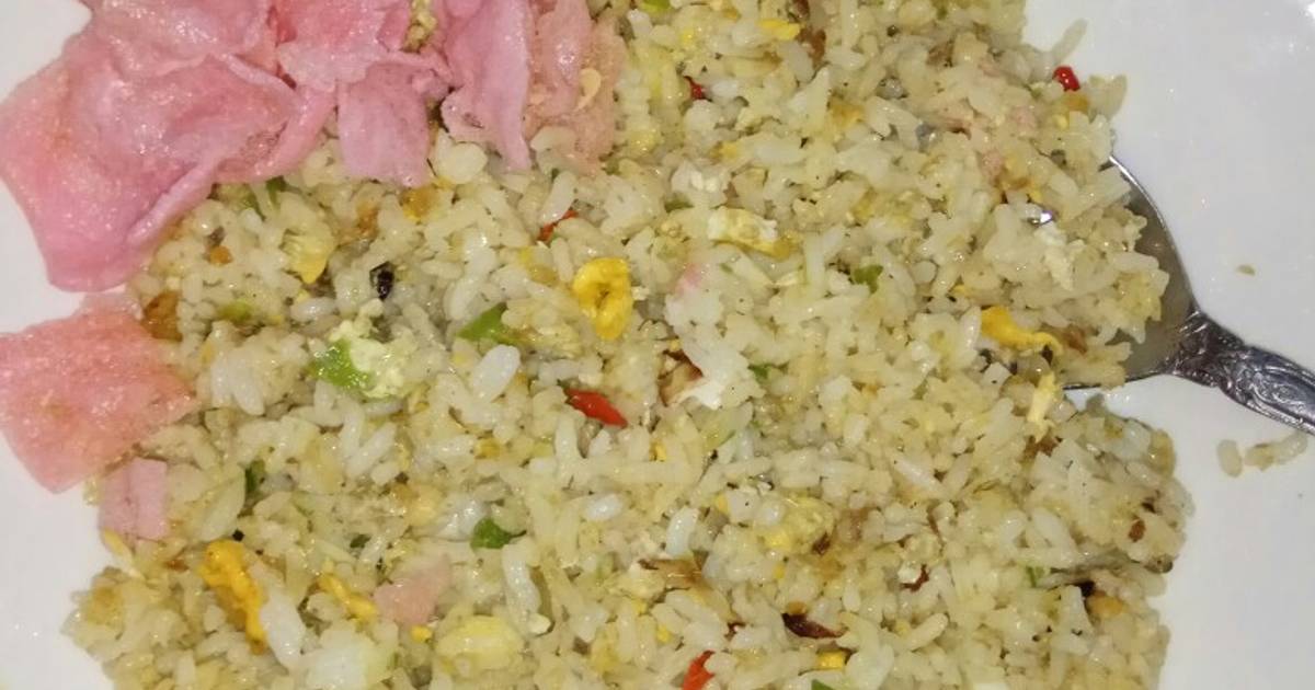Resep Nasi Goreng Rawit Ebi oleh jumiaelvita - Cookpad