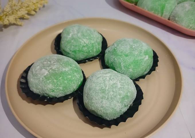 Resep Mochi Pandan isi Kacang oleh Rum Kitchen - Cookpad