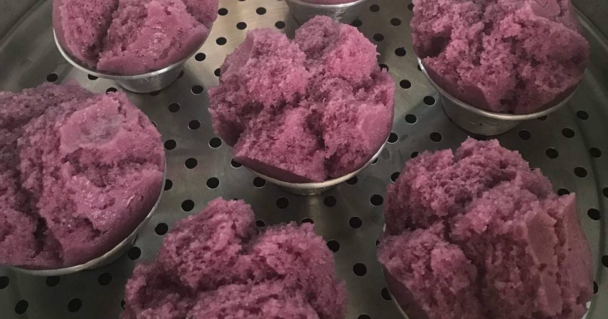 Resep Apem ubi ungu(moho ubi) oleh Lita Sinar Diesel - Cookpad