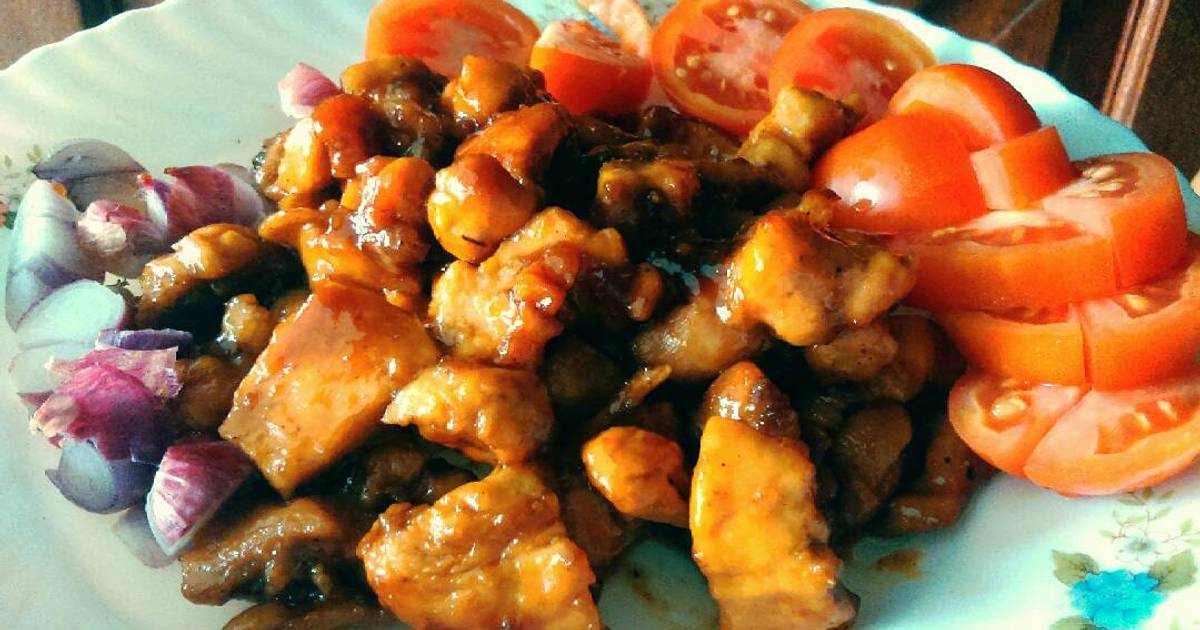 Resep Ayam masak sate oleh Andra Tersiana - Cookpad