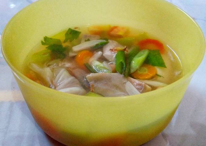 Resep Sup ikan kakap fillet oleh Neila Noor - Cookpad
