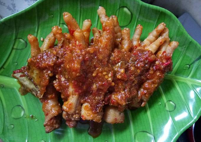 Resep Ceker mercon oleh Ema selvina - Cookpad