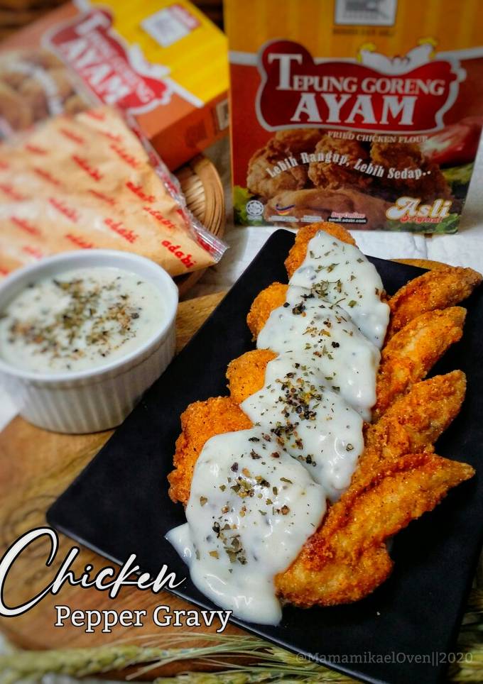 Resipi Chicken Pepper Gravy oleh Mamamikael Oven - Cookpad