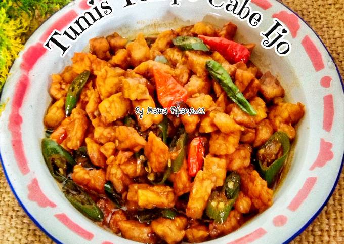 Resep Tumis Tempe Cabe Ijo oleh Lanjarsih/Mama Fifian ( MasakanRumahan ...