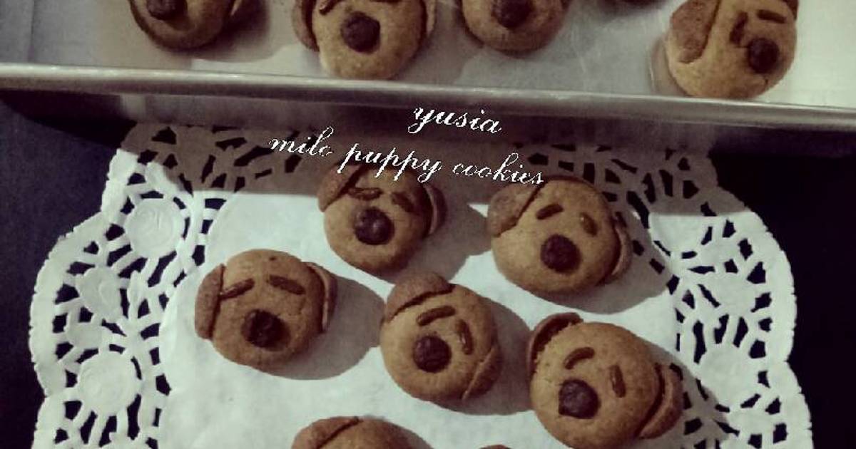 Resep Milo puppy cookie oleh Yusia - Cookpad